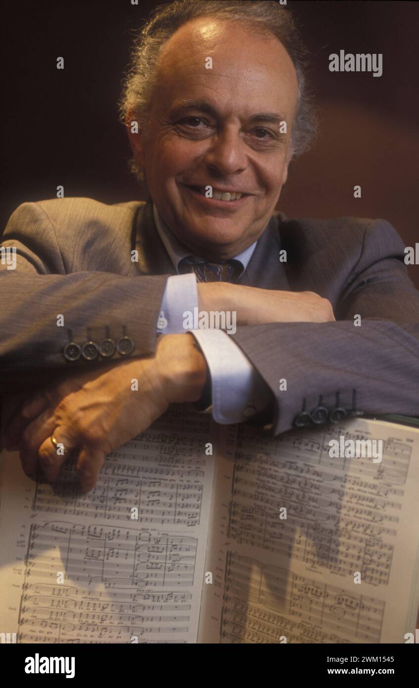3829304 Lorin Maazel; (add.info.: Milan, 1992. American conductor Lorin ...