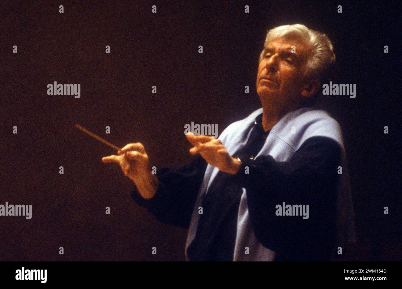 3829271 Peter Maag; (add.info.: Rome, 1983. Swiss conductor Peter Maag ...
