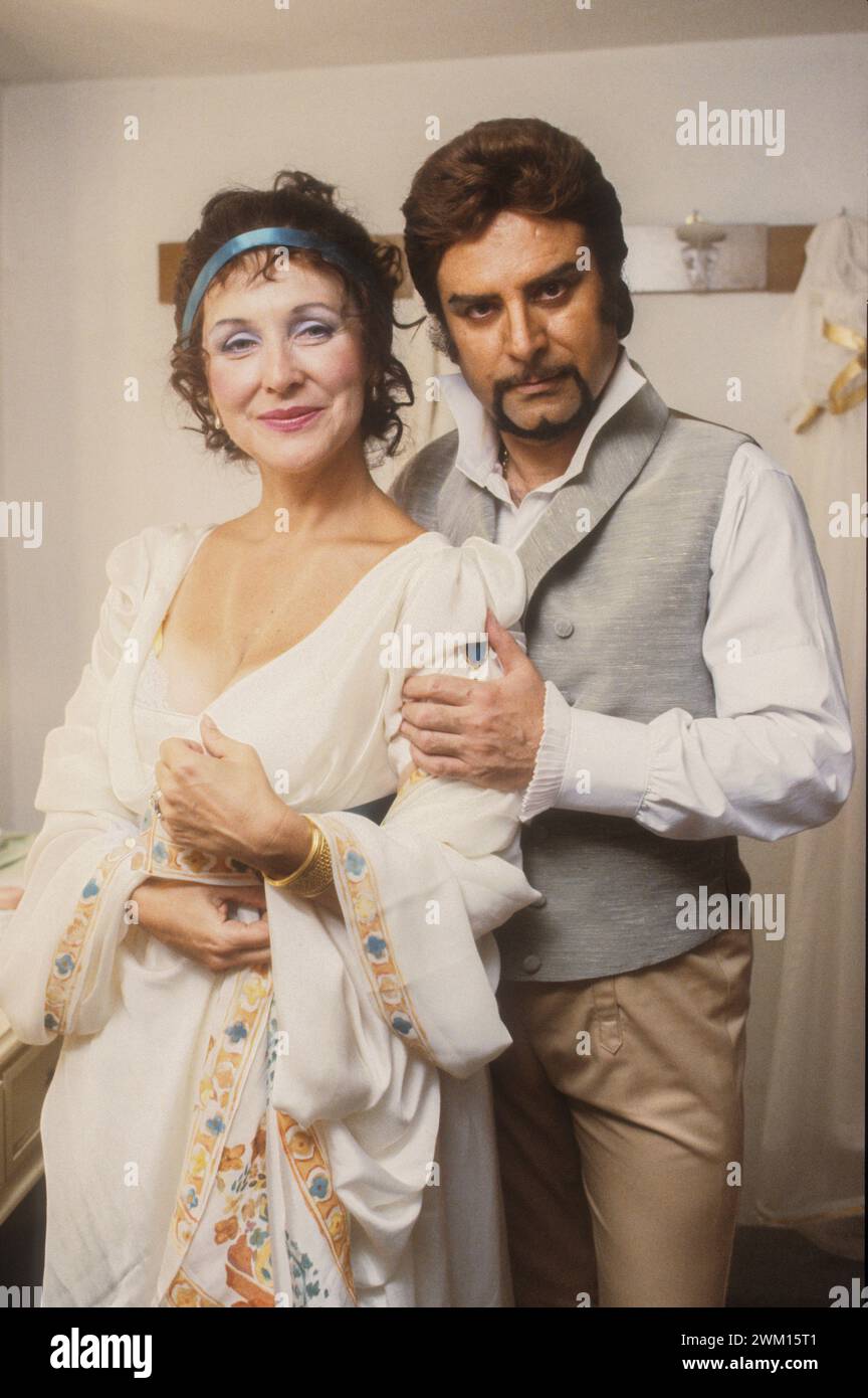 3829897 Olivia Stapp and Nicola Martinucci; (add.info.: Rome, 1984. Soprano Olivia Stapp and ...