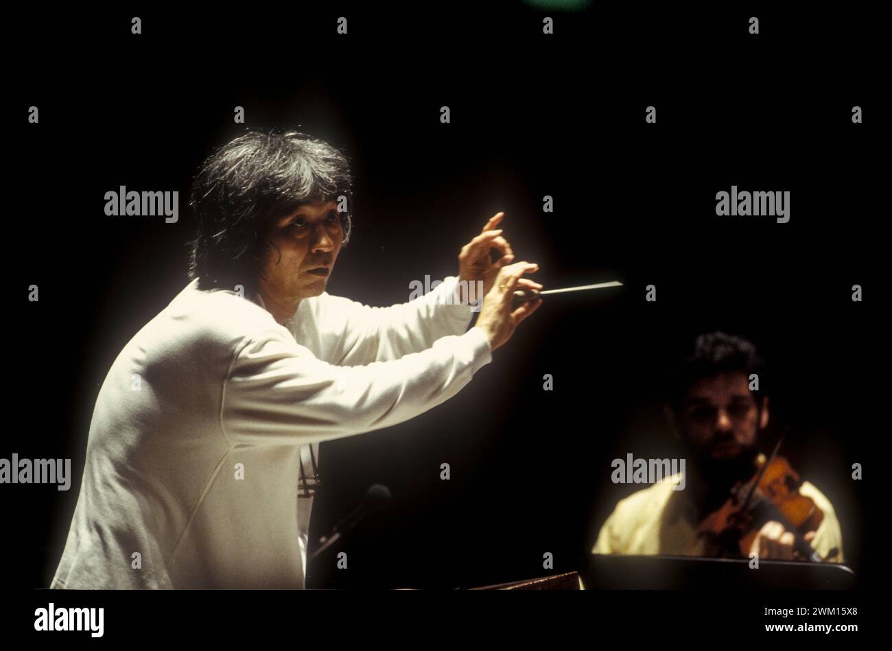 3829995 Seiji Ozawa; (add.info.: Florence, 1995. Japanese conductor ...