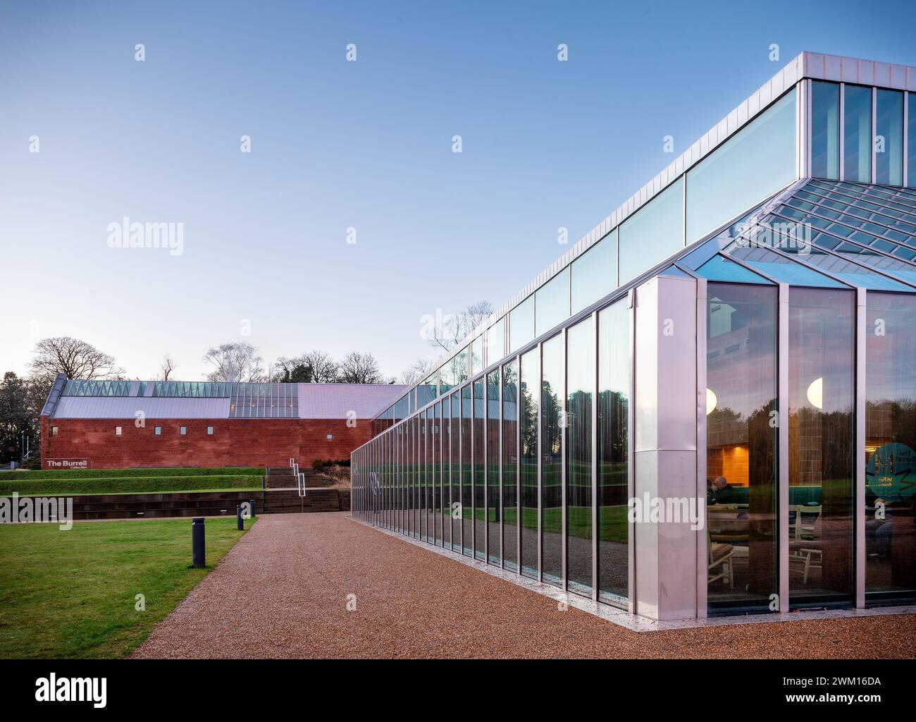 The Burrell Collection Museum and Art Gallery, within Pollok Park in ...