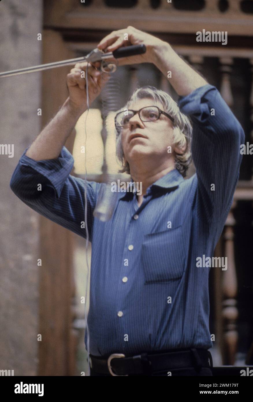 3831286 David Tudor; (add.info.: Rome, about 1980. American composer ...