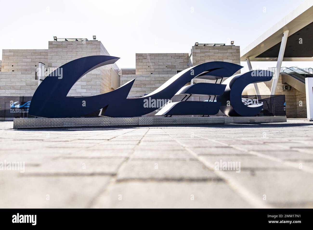 WEC logo during the Prologue of the 2024 FIA World Endurance ...