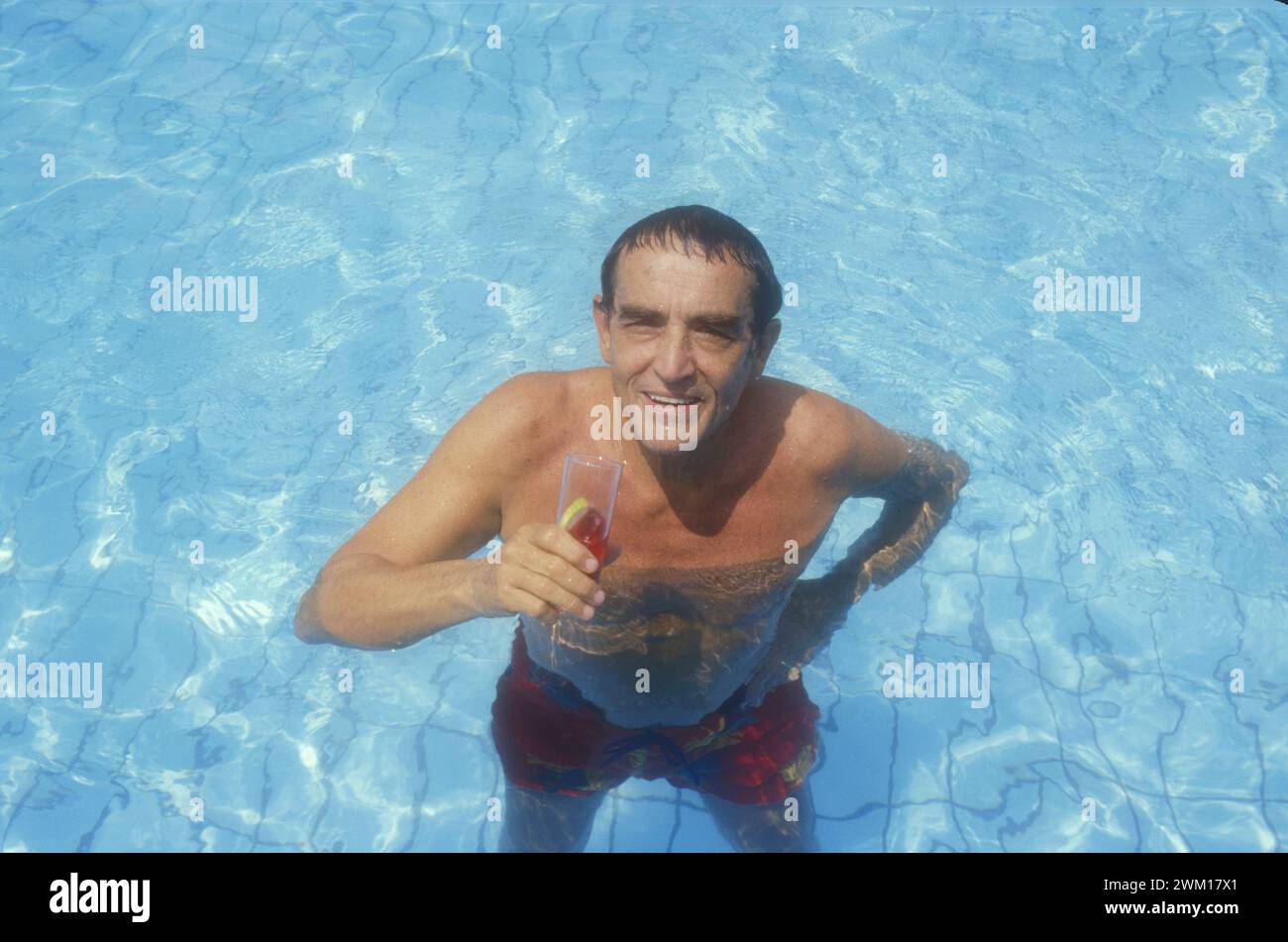 3832139 Vittorio Gassman; (add.info.: Taormina (Messina), 1986. Italian ...