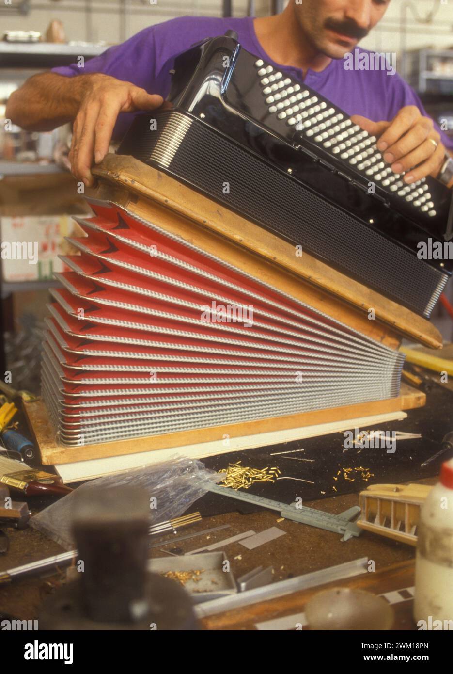 4065342 Castelfidardo, Italy. Pigini accordion factory; (add.info ...