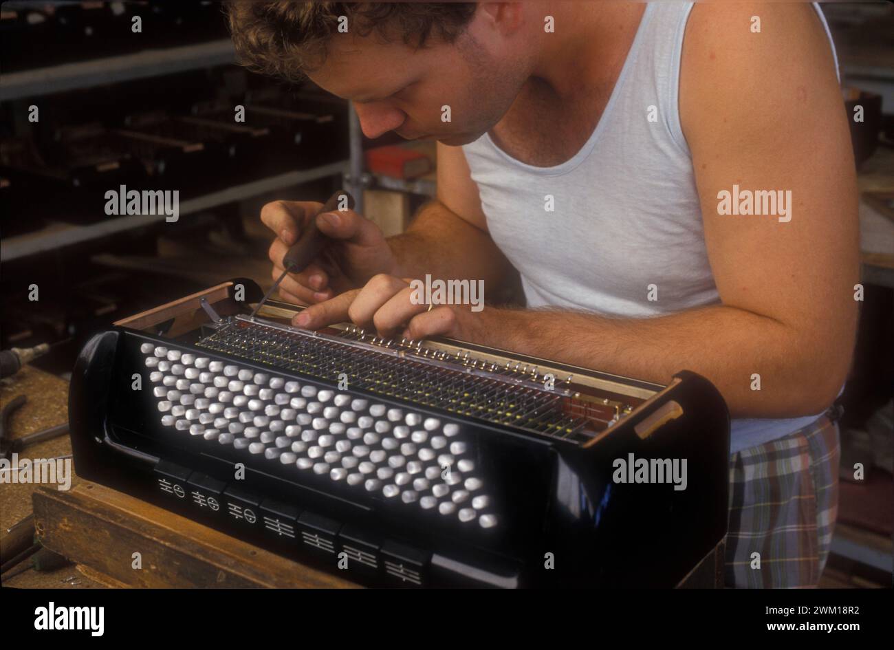 4065345 Castelfidardo, Italy. Pigini accordion factory; (add.info ...