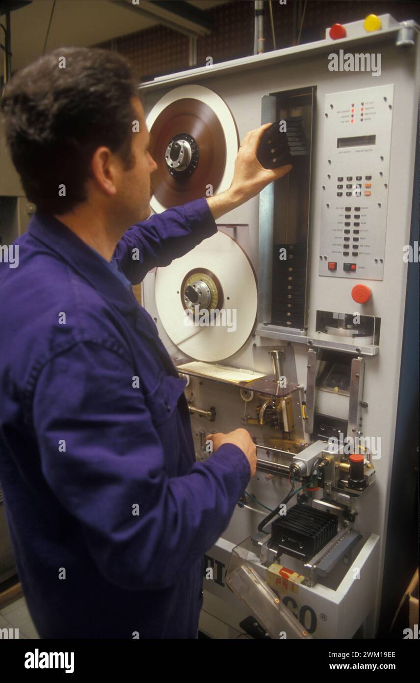 Audio cassette manufacturing hi-res stock photography and images - Alamy