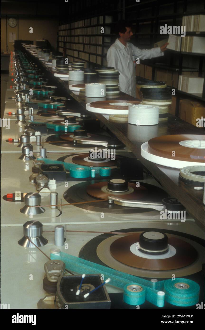 Audio cassette manufacturing hi-res stock photography and images - Alamy