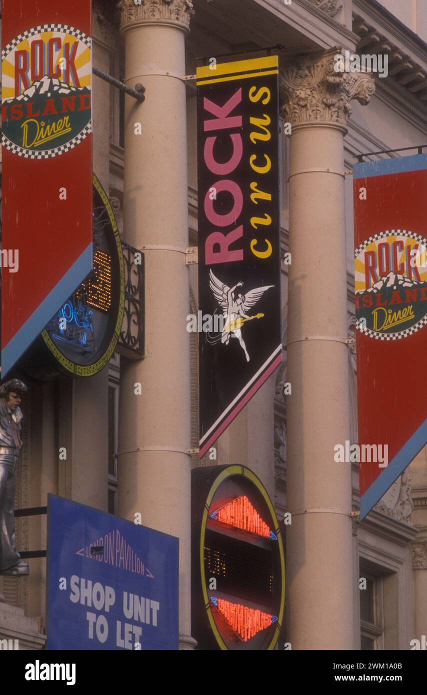 4065925 London, about 1988. Madame Tussaud's Rock Circus at the London ...
