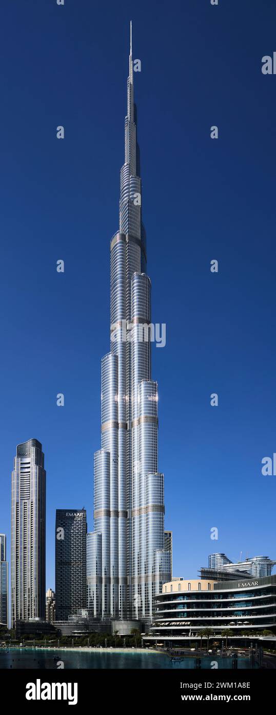Burj Khalifa, Dubai, formerly known as the Burj Dubai. It is the world ...