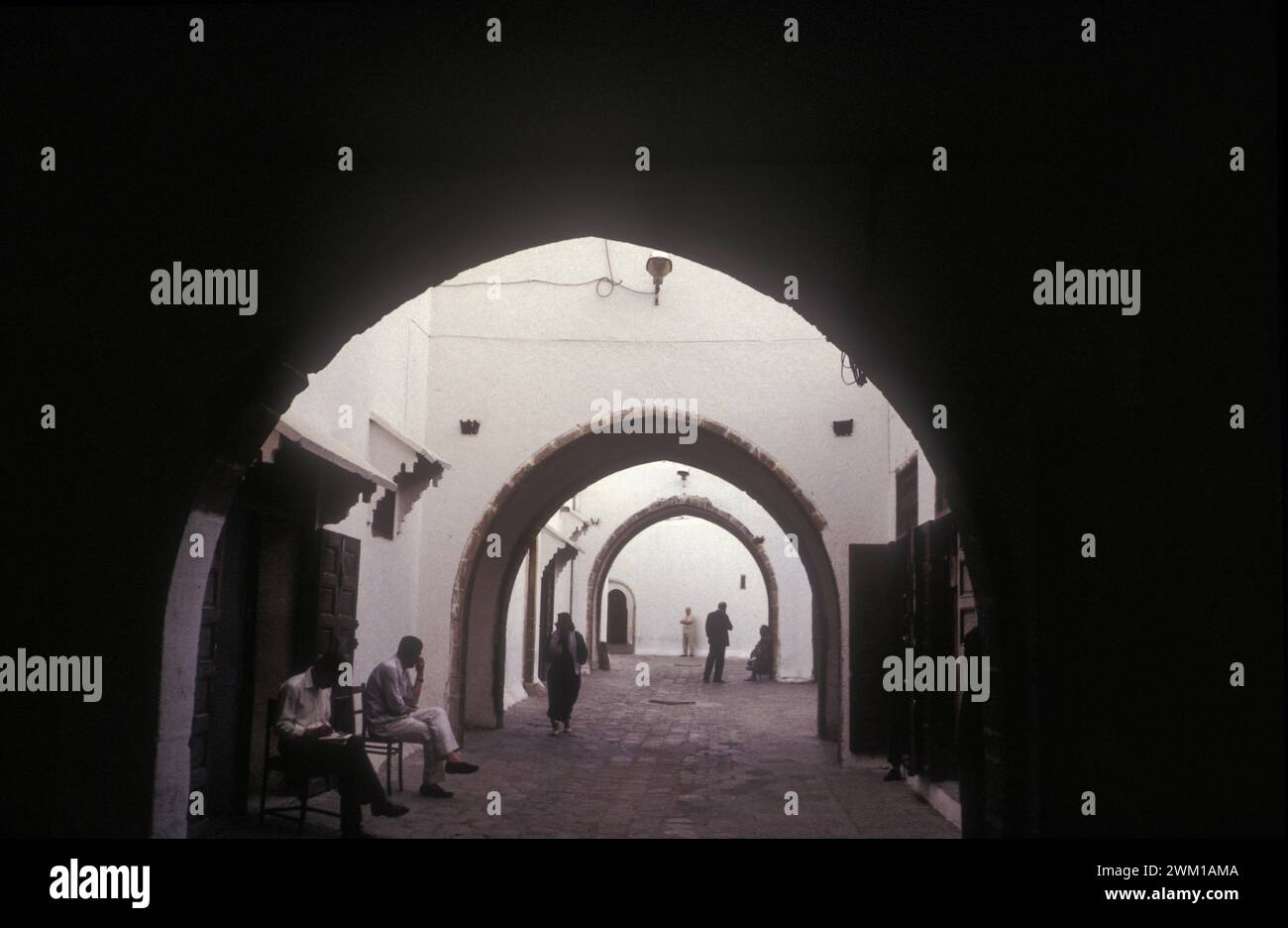 4066161 Morocco, Casablanca. Arcade; (add.info.: Morocco, Casablanca ...