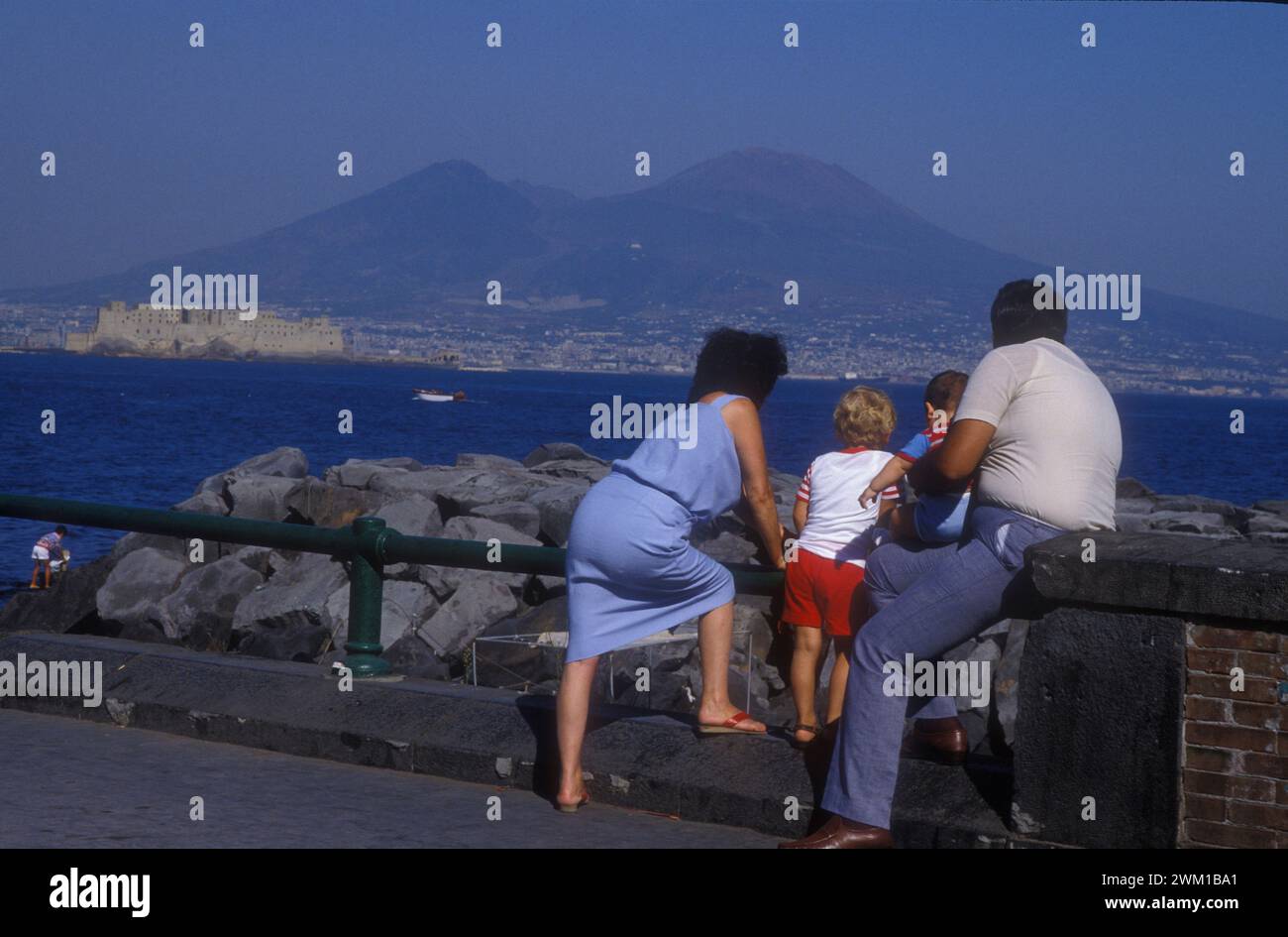 4066502 Gulf of Naples with Mount Vesuvius in the background; (add.info ...