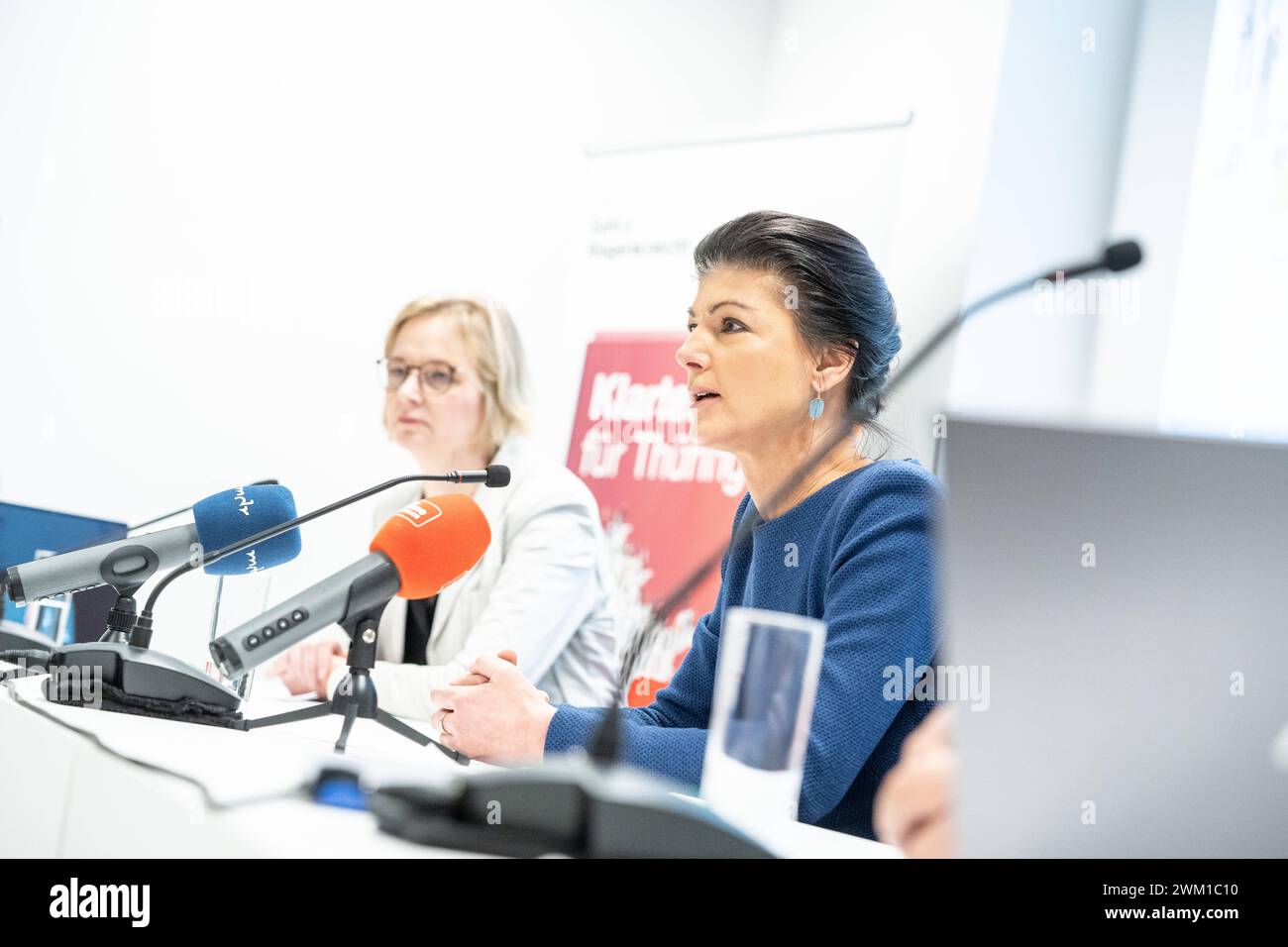 Pressekonferenz Des Bsw Bündnis Sahra Wagenknecht Vernunft Und