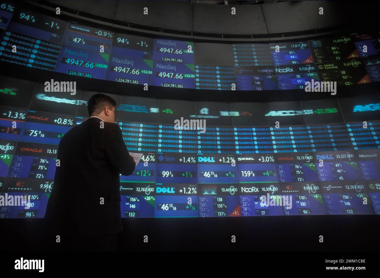 Nasdaq market site in times square hi-res stock photography and images ...