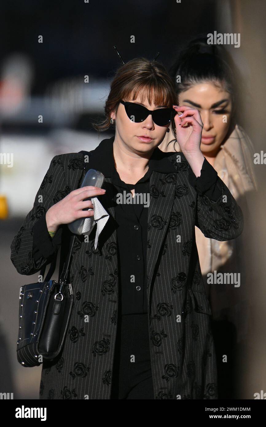 Hannah Gutierrez-Reed arrives at the First Judicial Courthouse for the ...