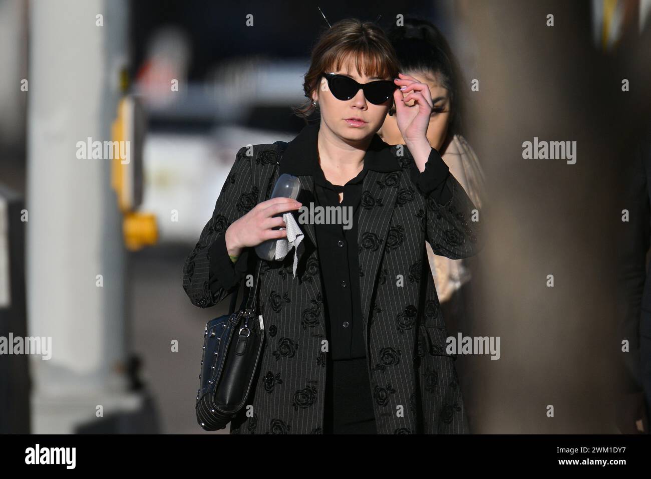 Santa Fe, United States. 23rd Feb, 2024. Hannah Gutierrez-Reed arrives ...