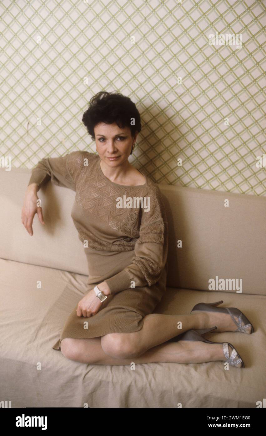 4067975 French actress Martine Brochard, about 1985 (photo); (add.info ...