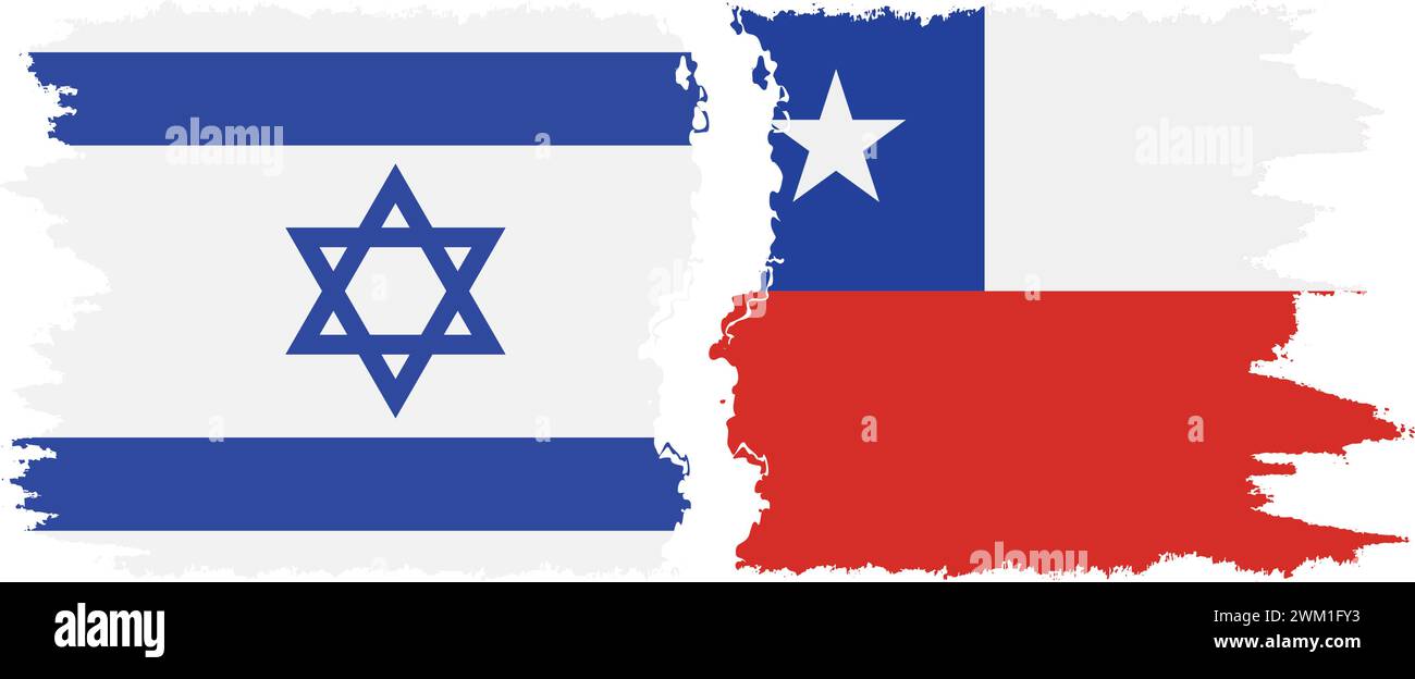 Israel chile flag Stock Vector Images - Alamy