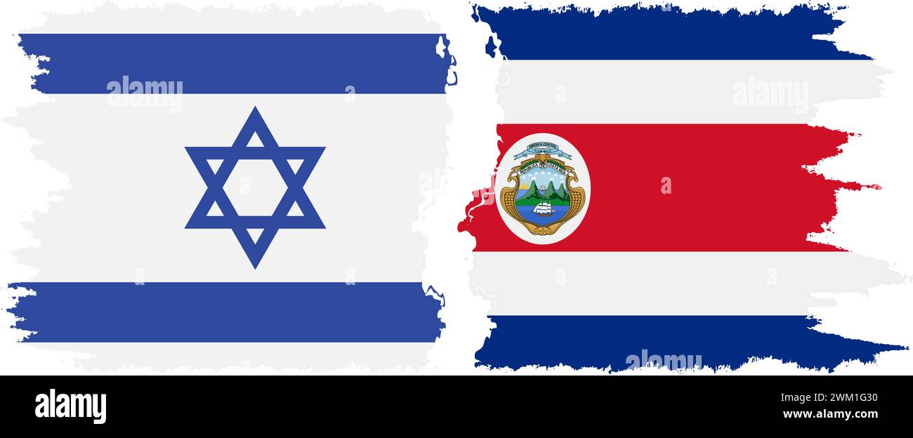 Israel costa rica Stock Vector Images - Alamy