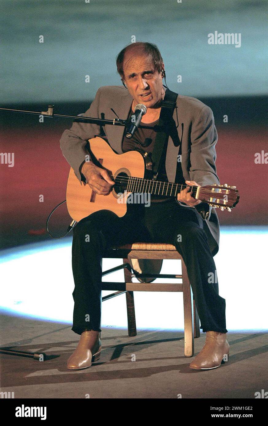 4068738 Milan, October 28, 1999. Italian pop singer Adriano Celentano ...