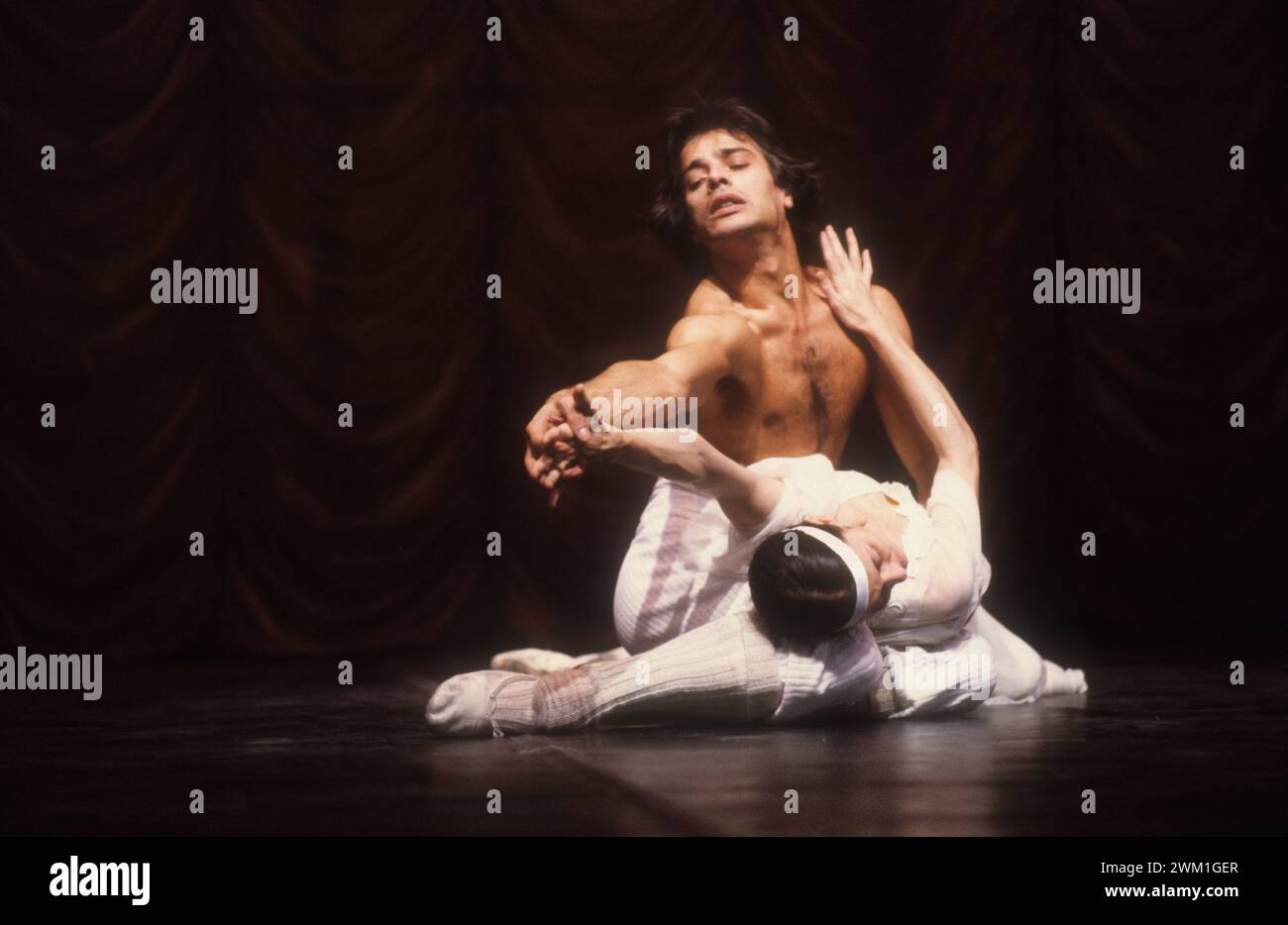 4068744 Ballet dancers Carla Fracci and Gheorghe Iancu performing (1983 ...