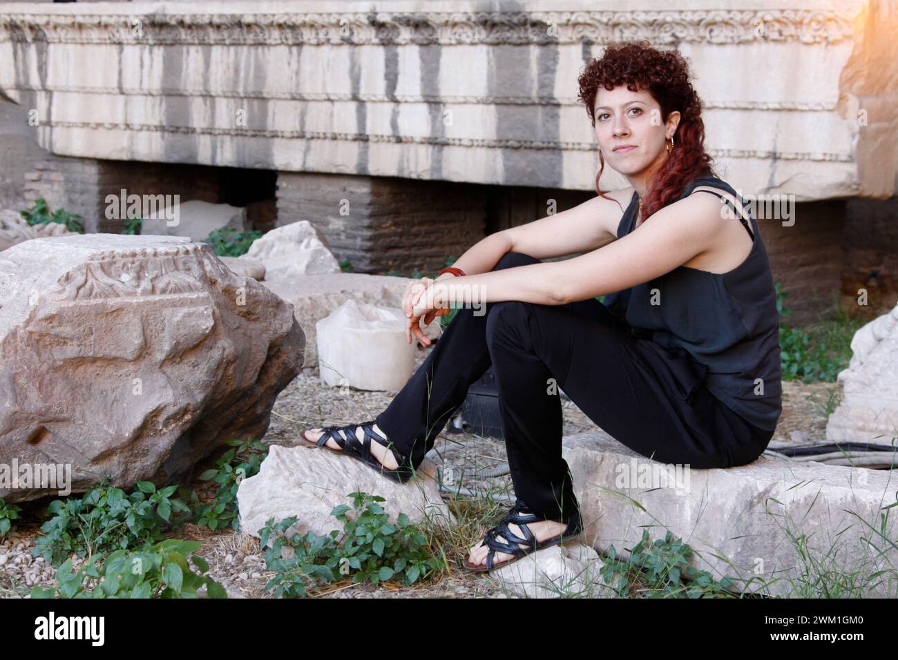 4068818 Rome, June 2012. Italian writer Lorenza Ghinelli, finalist of ...