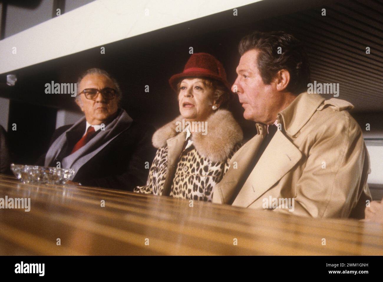4068864 Rome, Cinecittà Studios, March 1985. Director Federico Fellini ...