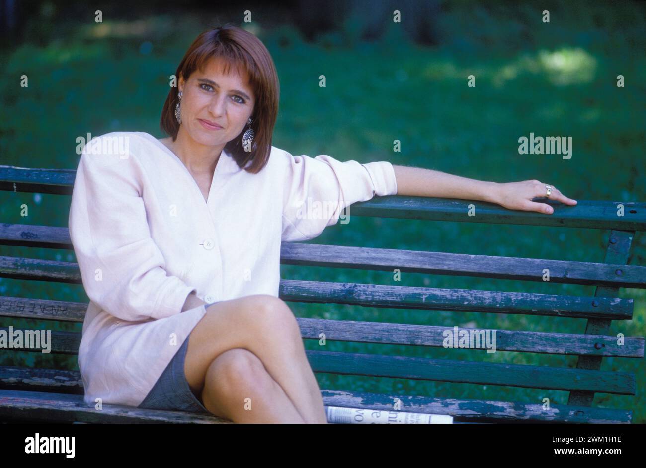 4068992 Italian TV journalist Lilli Gruber, 1988 (photo); (add.info ...