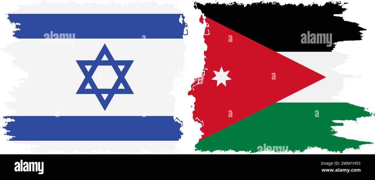 Jordan israel conflict Stock Vector Images - Alamy