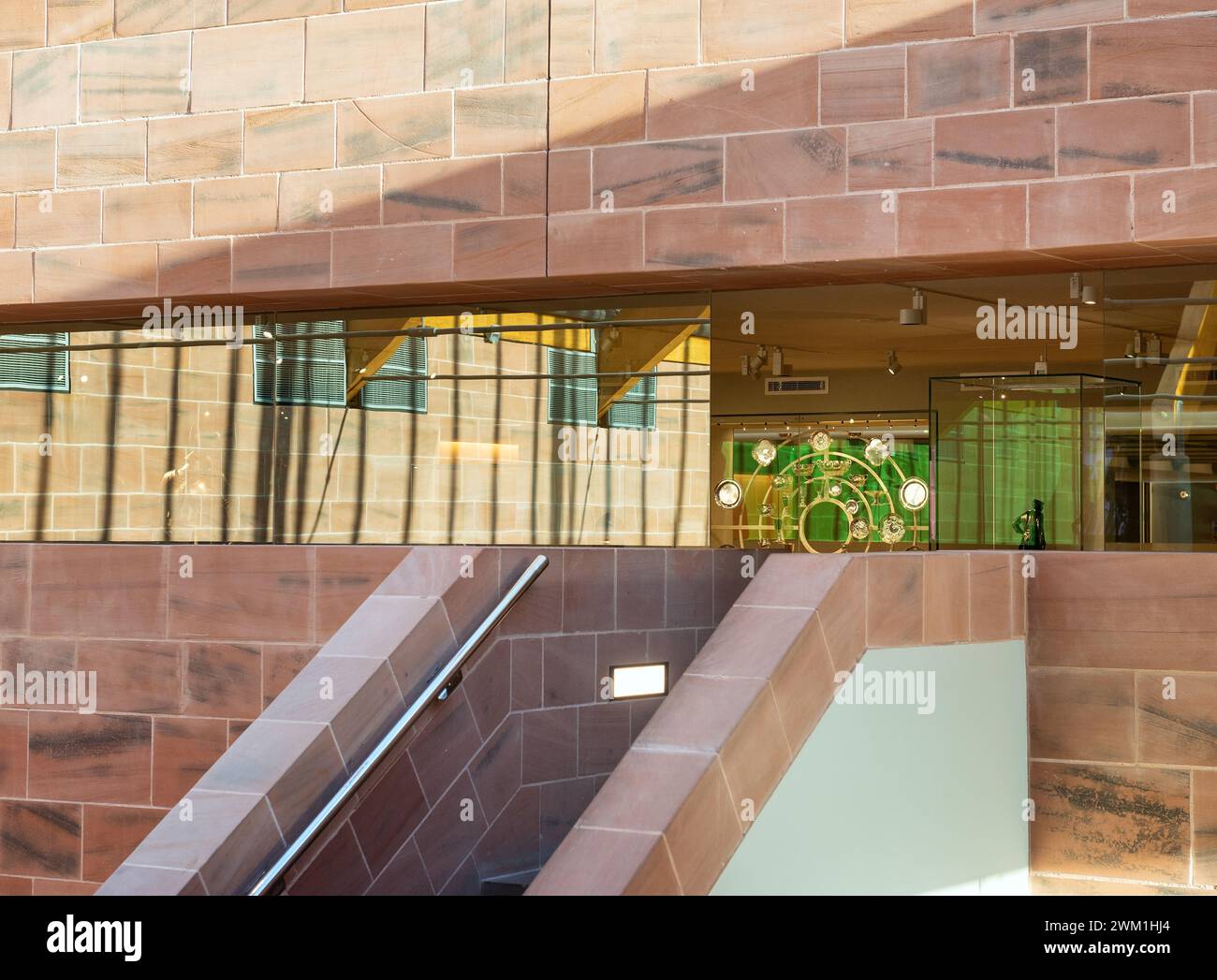 Architectural details inside the Burrell Collection Museum and Art ...