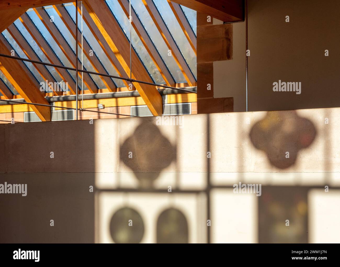 Architectural details inside the Burrell Collection Museum and Art ...