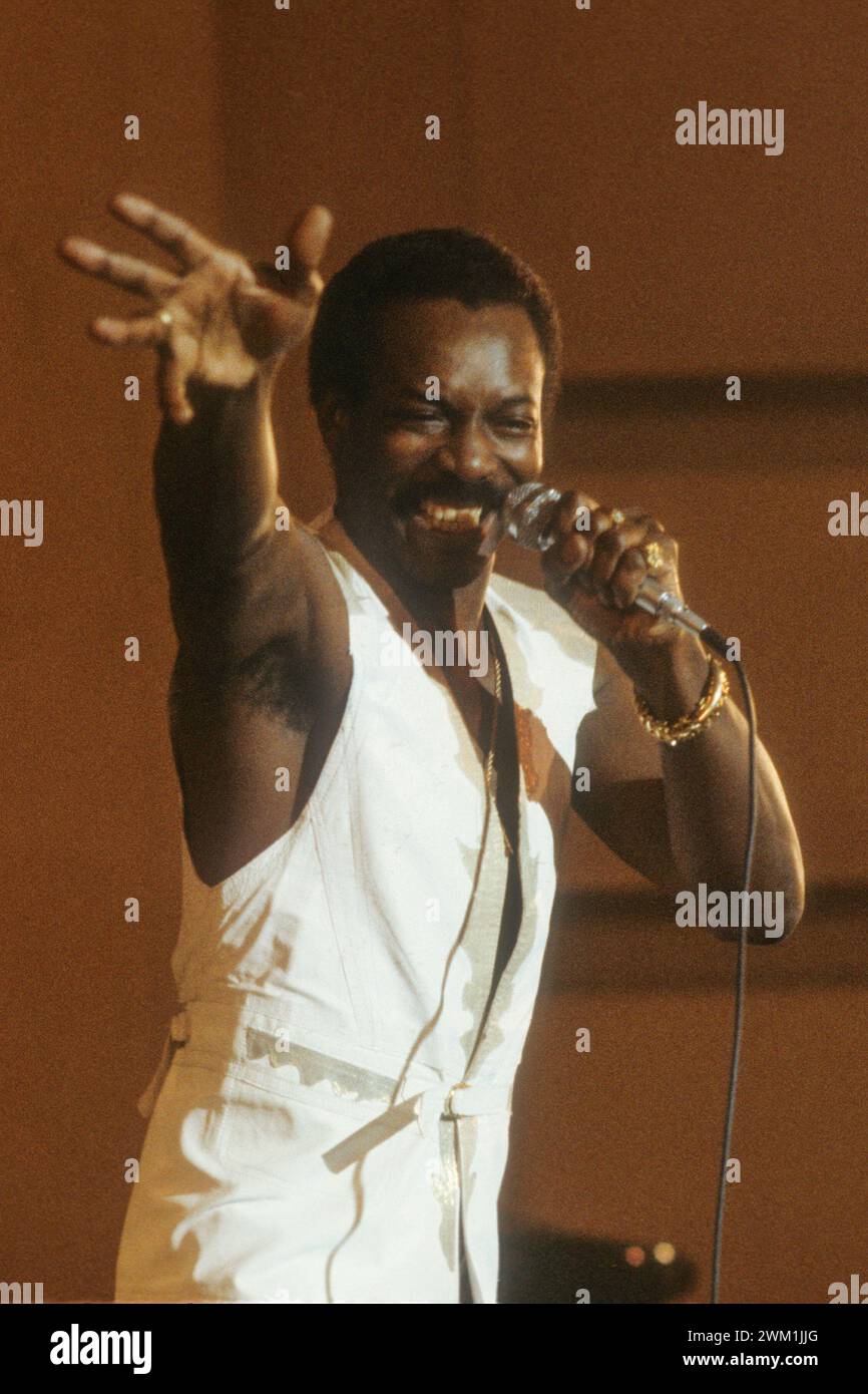 4069774 Soul singer Wilson Pickett, about 1980 (photo); (add.info.: Il ...