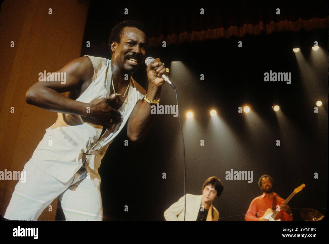 4069781 Soul singer Wilson Pickett, about 1980 (photo); (add.info.: Il ...