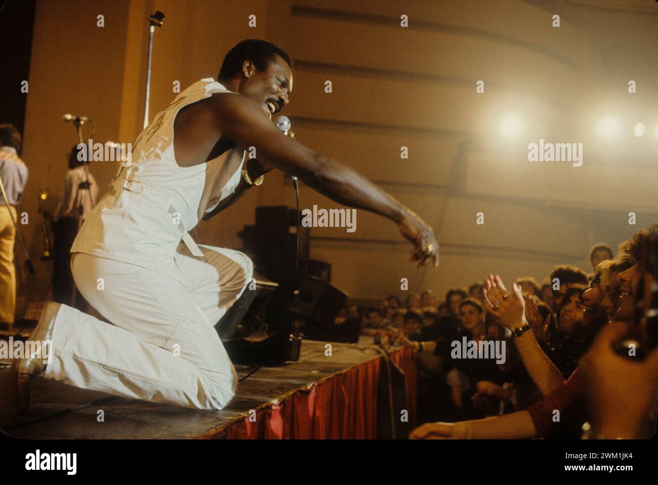 4069779 Soul singer Wilson Pickett, about 1980 (photo); (add.info.: Il ...