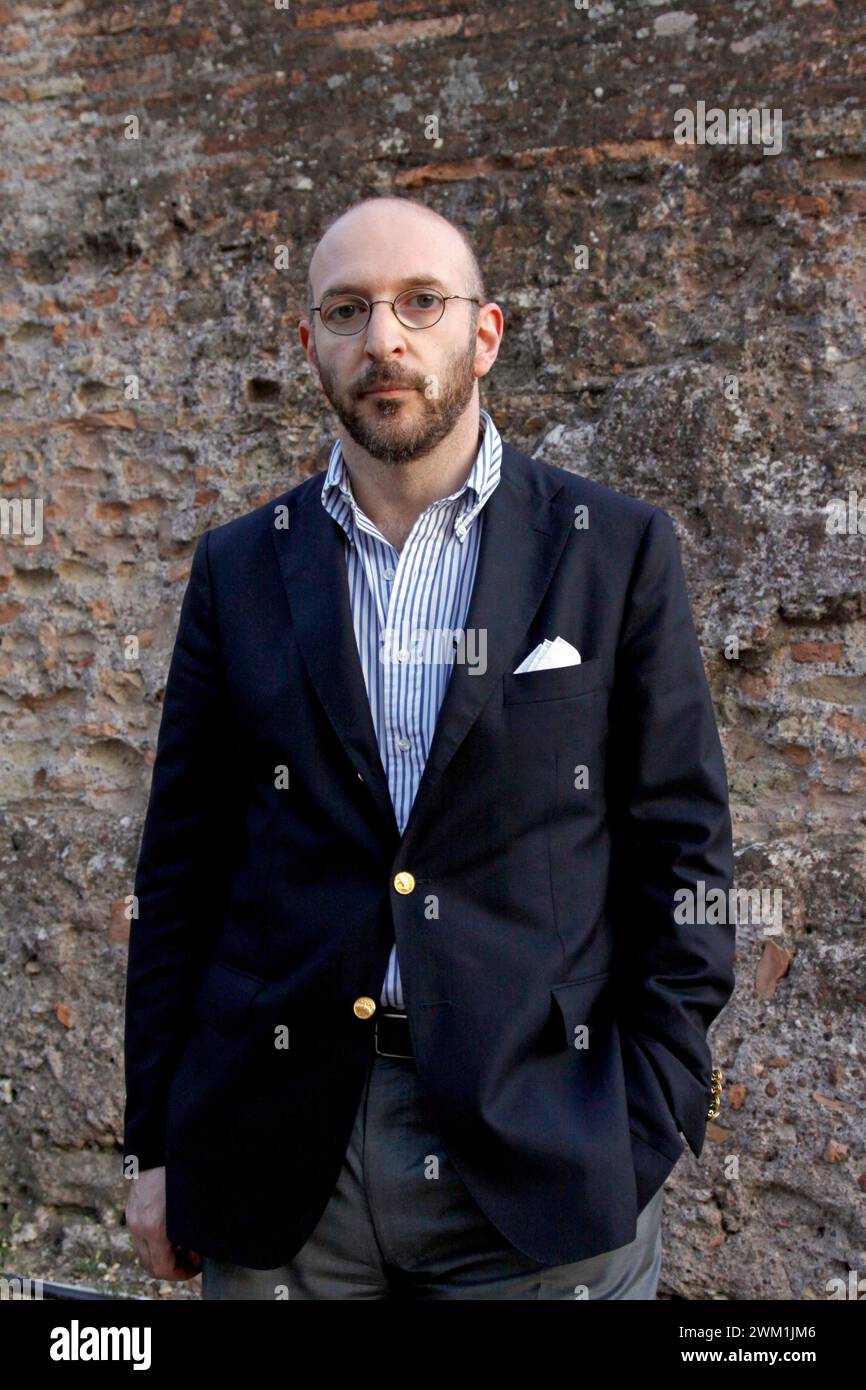 4069799 Rome, June 2012. Italian writer Alessandro Piperno, finalist of ...
