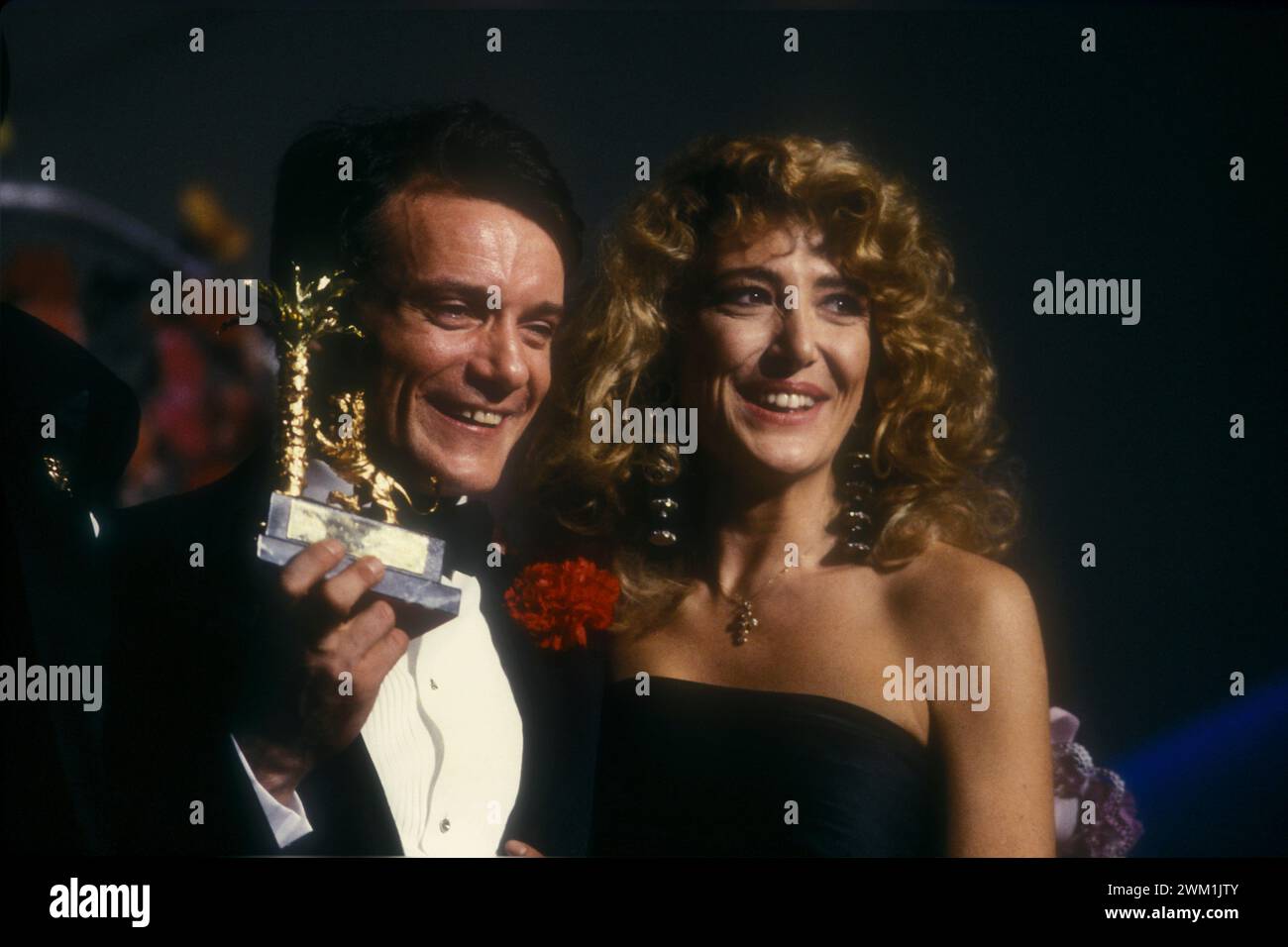 4069920 Sanremo Music Festival 1988. Italian pop singer Massimo Ranieri ...