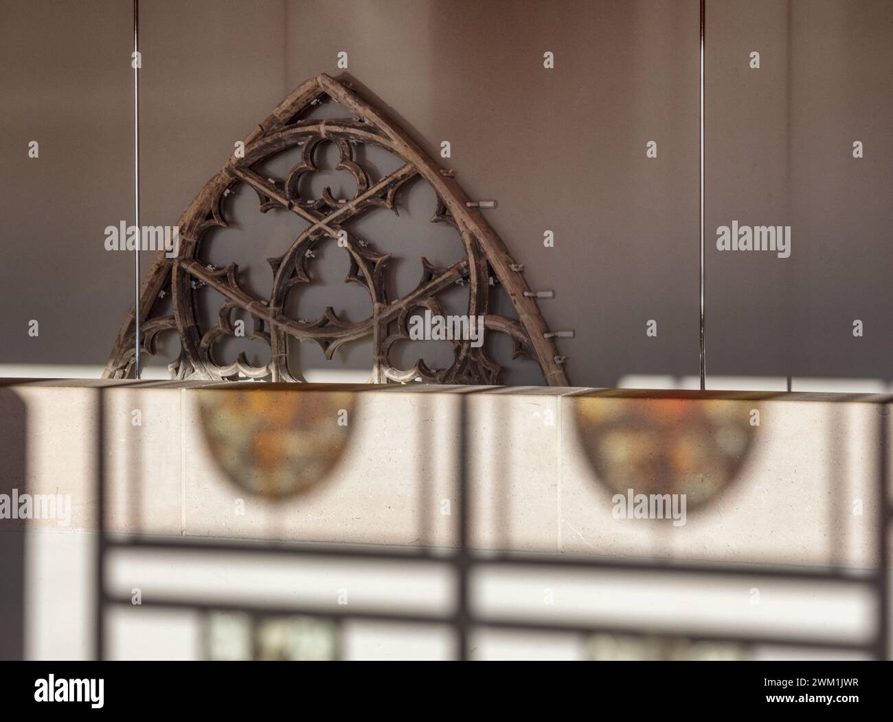 Architectural details inside the Burrell Collection Museum and Art ...