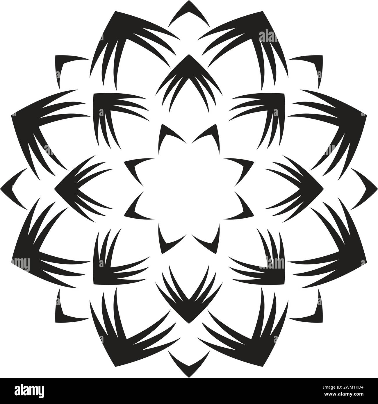 Abstract arrow burst background Cut Out Stock Images & Pictures - Alamy