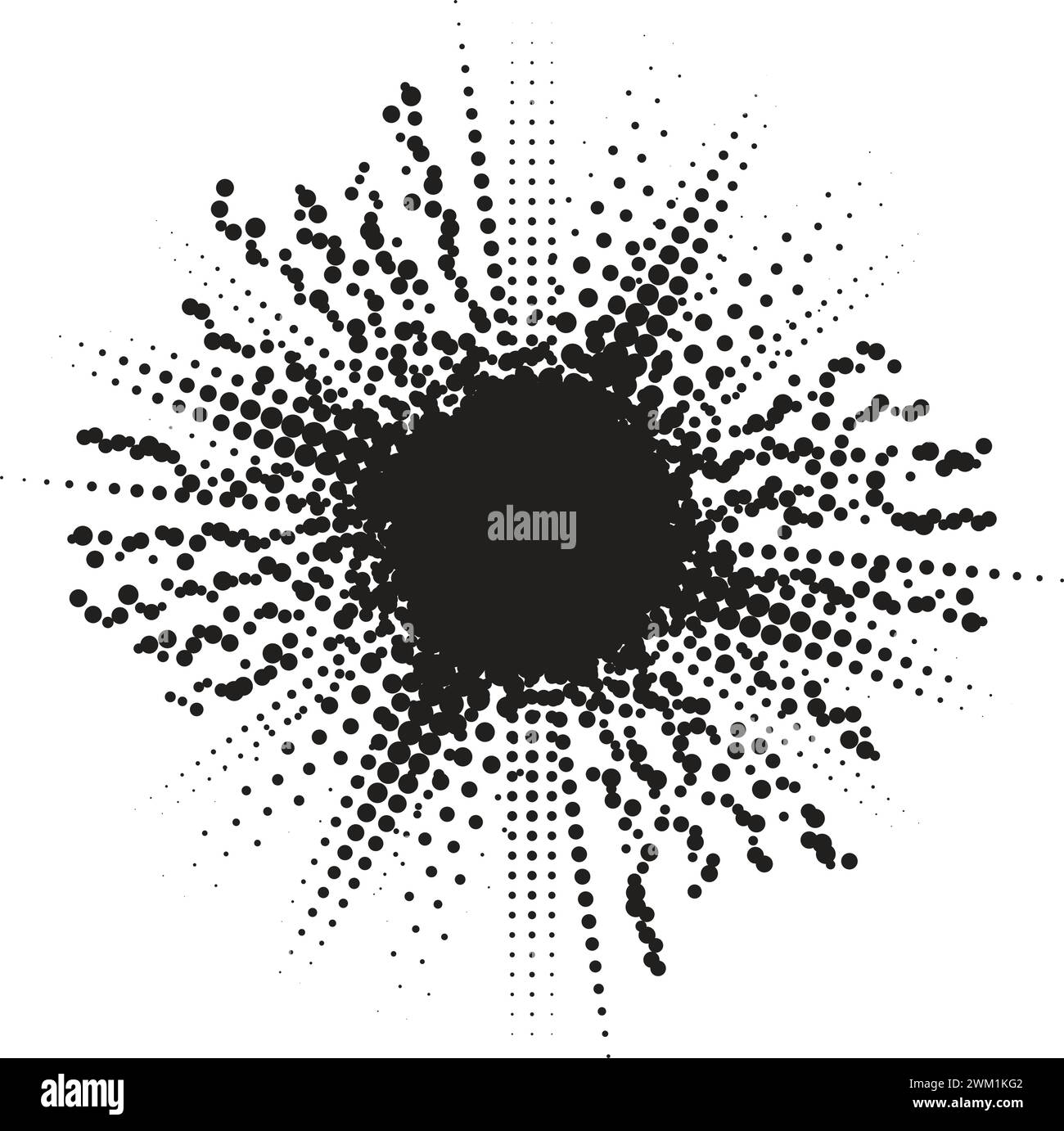 vector black starburst or sun rays isolated on white background ...