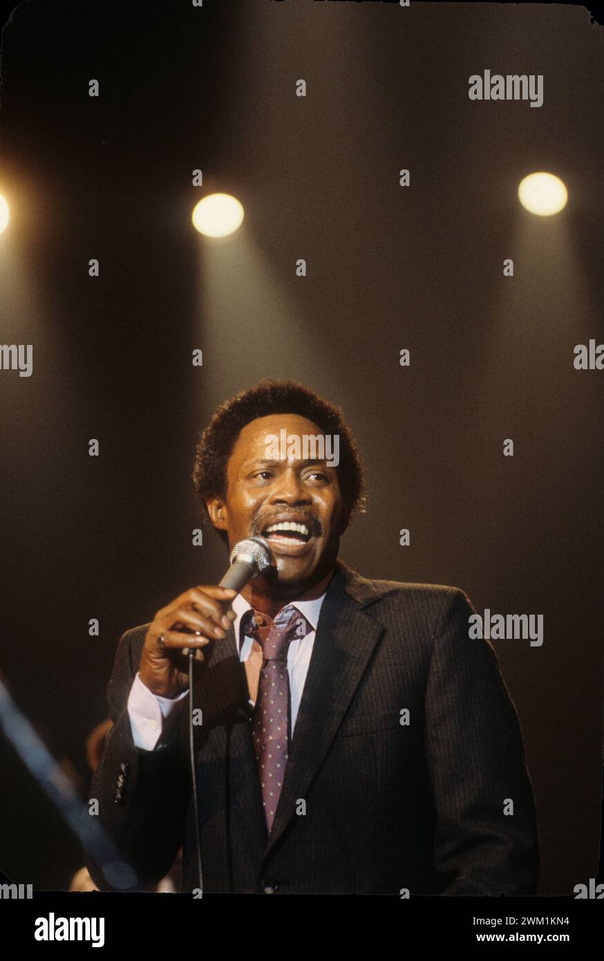 4070231 American blues singer Sam Taylor, about 1980 (photo); (add.info ...