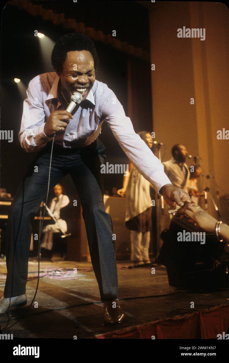 4070230 American blues singer Sam Taylor, about 1980 (photo); (add.info ...