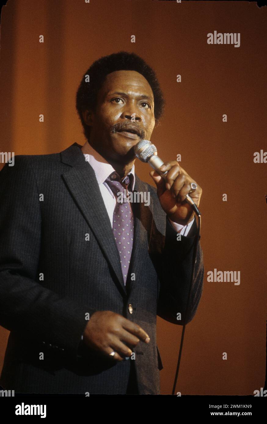 4070233 American blues singer Sam Taylor, about 1980 (photo); (add.info ...
