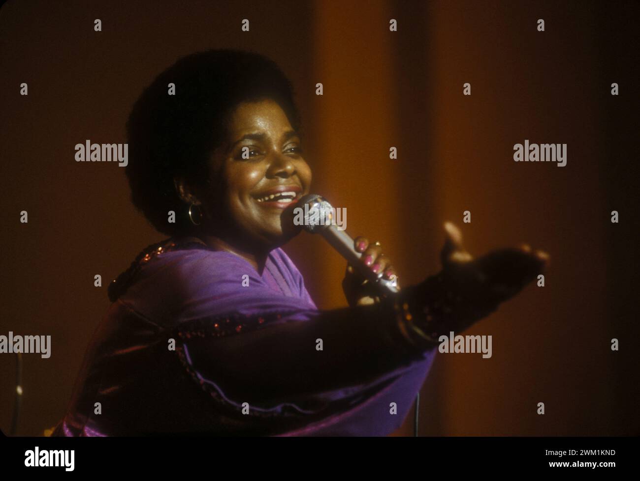 4070246 American soul singer Carla Thomas, about 1985 (photo); (add ...