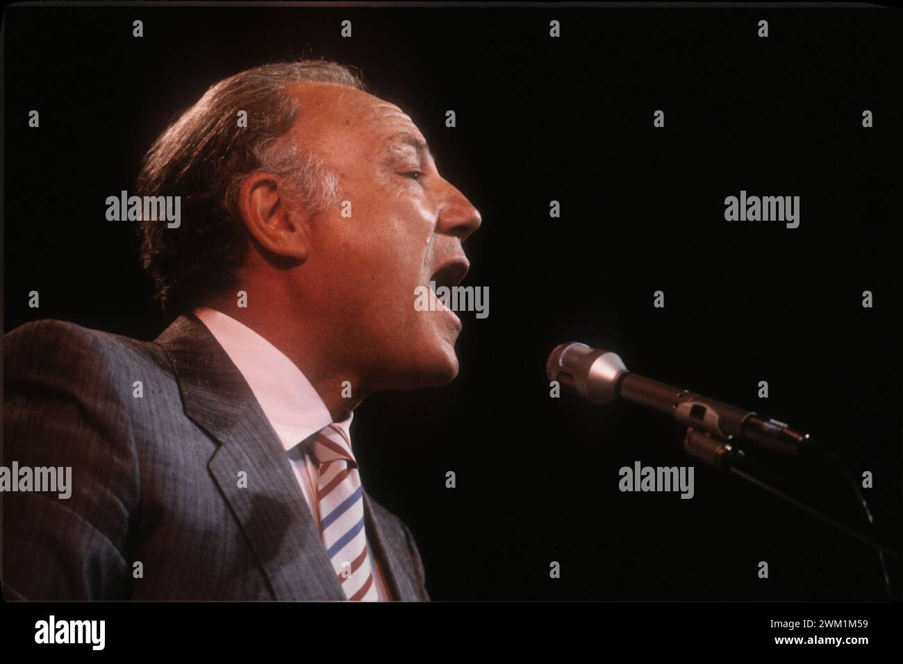 4070390 Italian singer Claudio Villa performing (about 1985) (photo ...