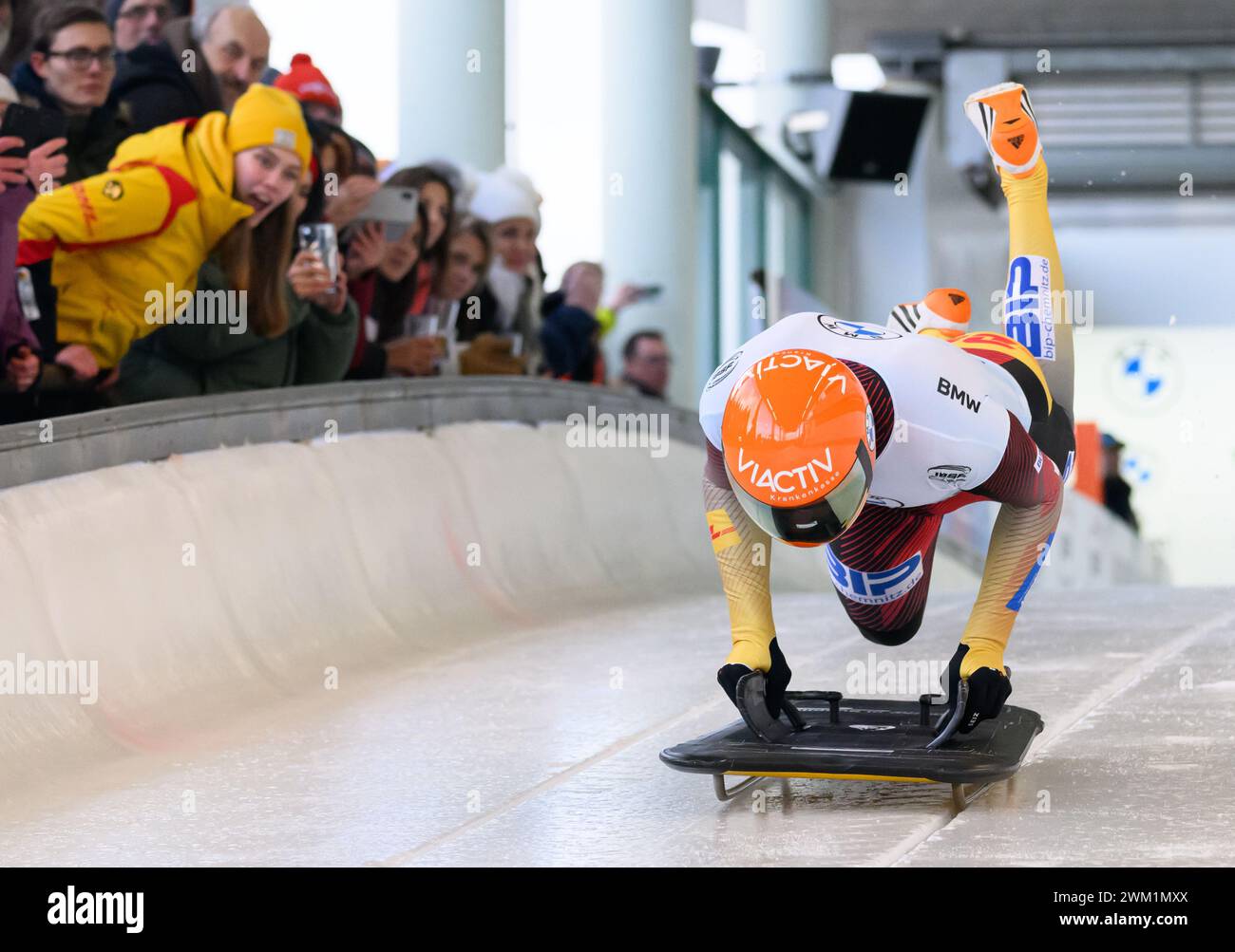 Winterberg, Germany. 23rd Feb, 2024. Skeleton: World Championships, men ...