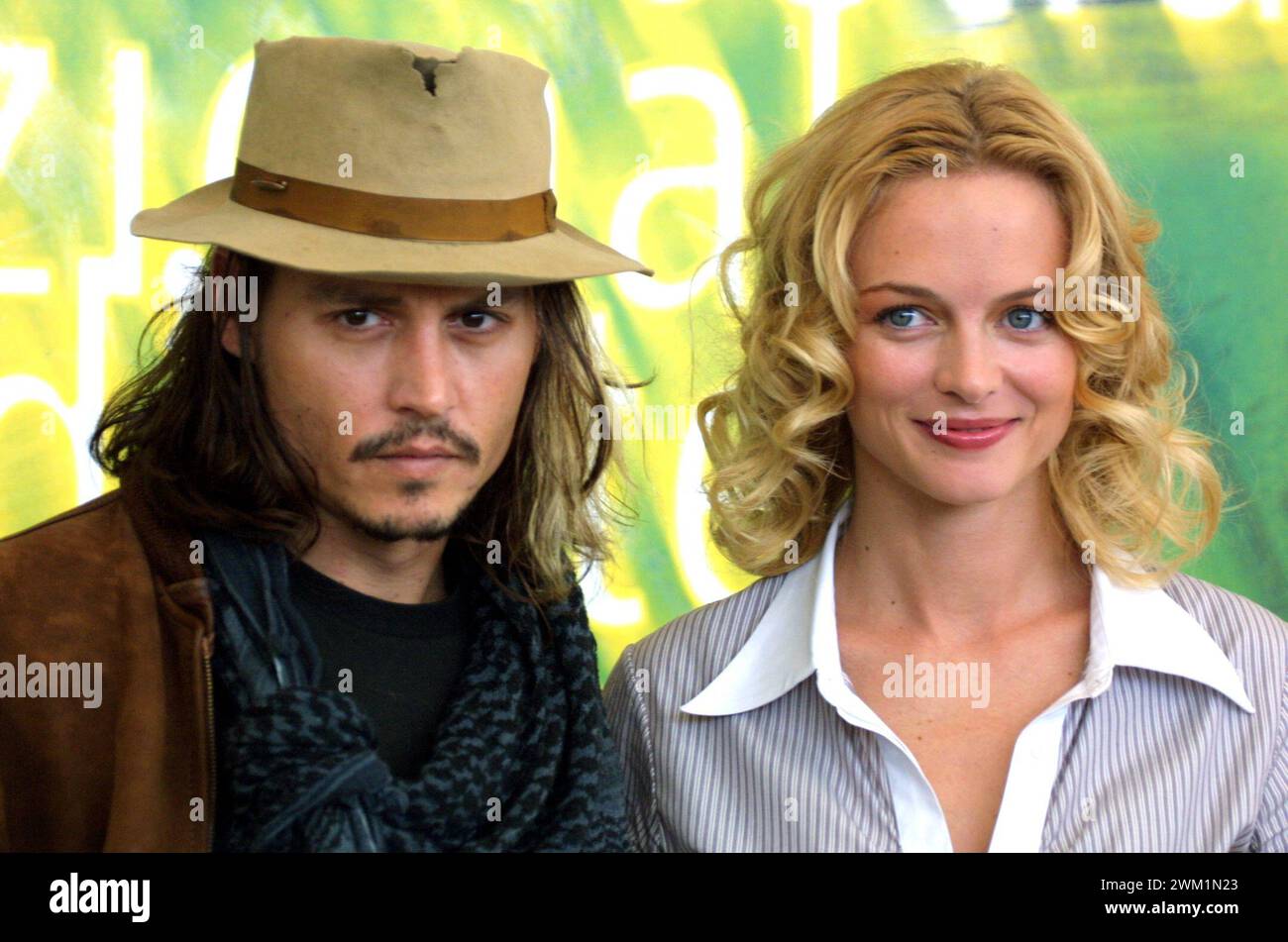 4070761 Venice Lido, Venice Film Festival 2001. Actors johnny Depp and ...