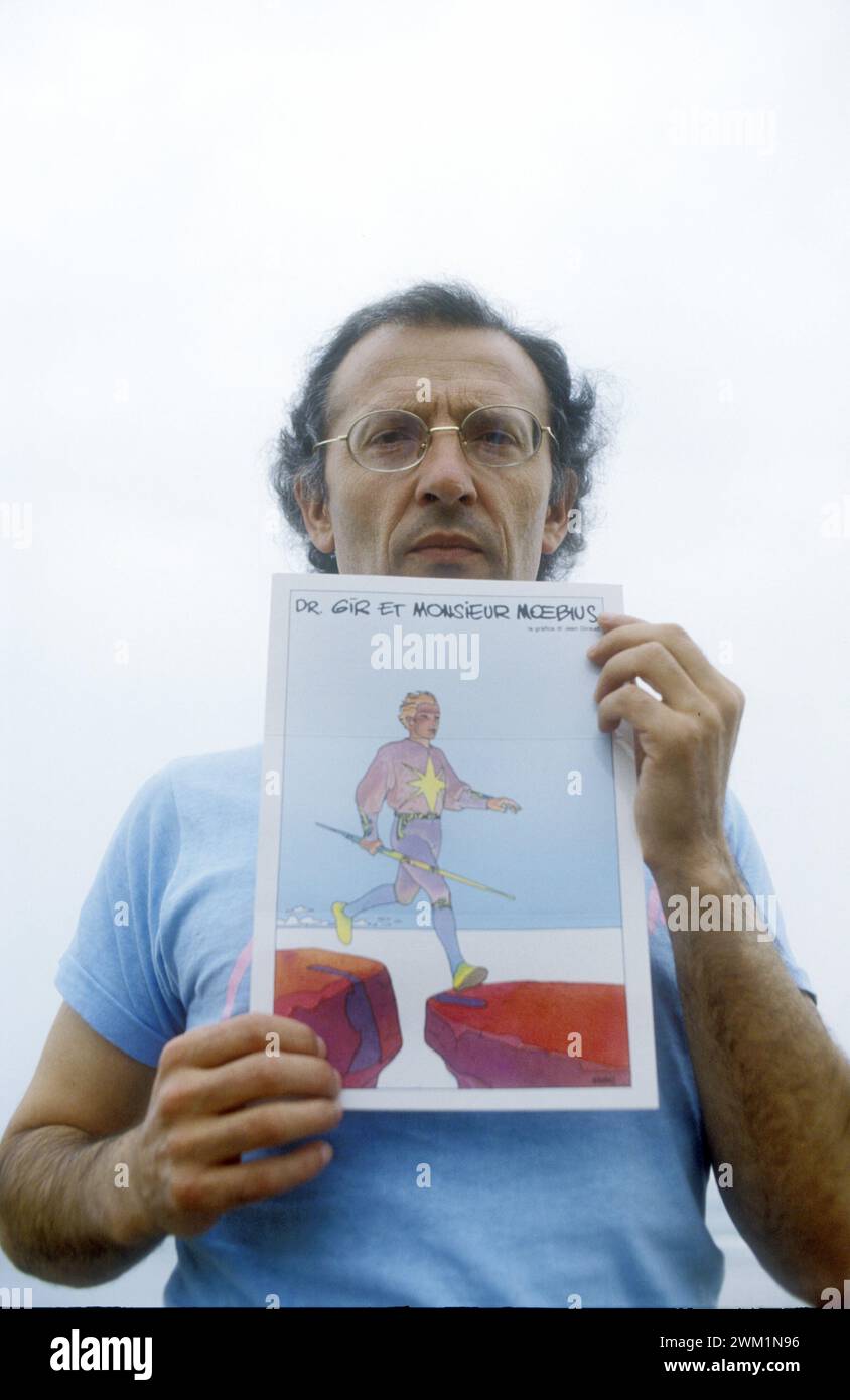 MME4694383 English cartoonist JEAN GIRAUD, about 1980/JEAN GIRAUD ...