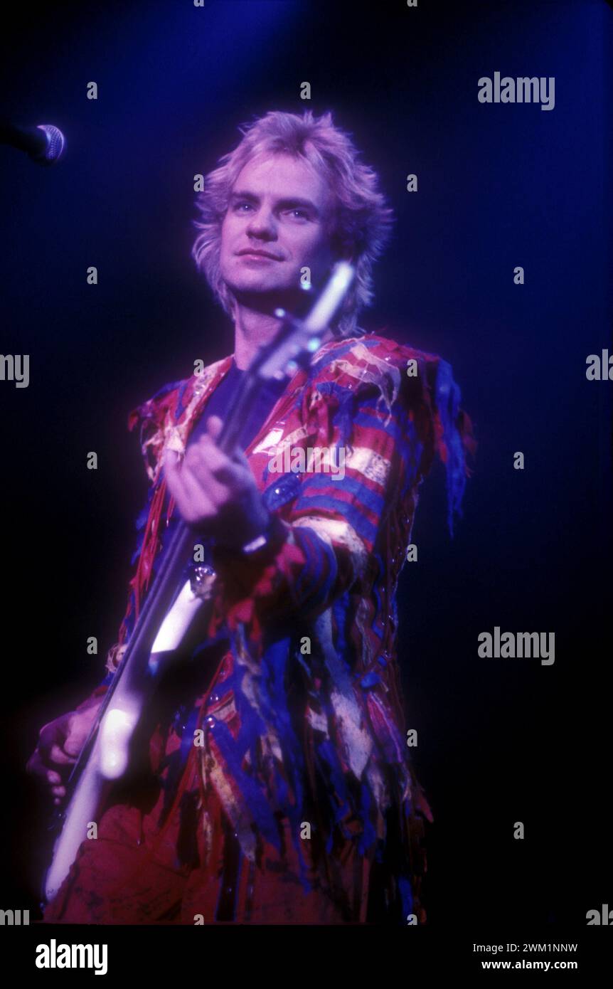 MME4697067 Police in concert, Rome, 1980 (photo); (add.info.: Bassist ...