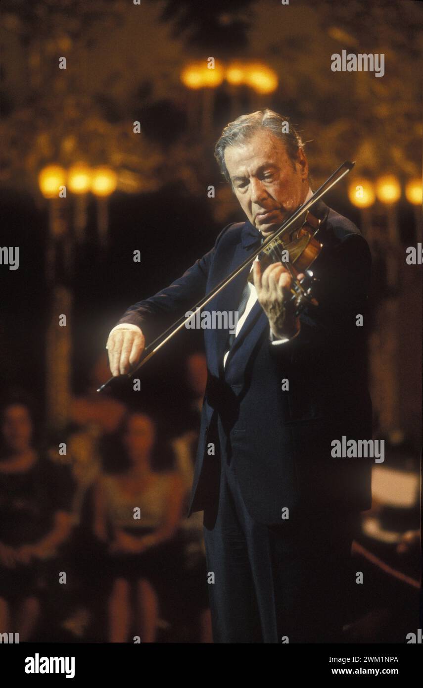 MME4696779 Violinist NATHAN MILSTEIN, Venice 1986/NATHAN MILSTEIN, violinista, Venezia 1986 ...