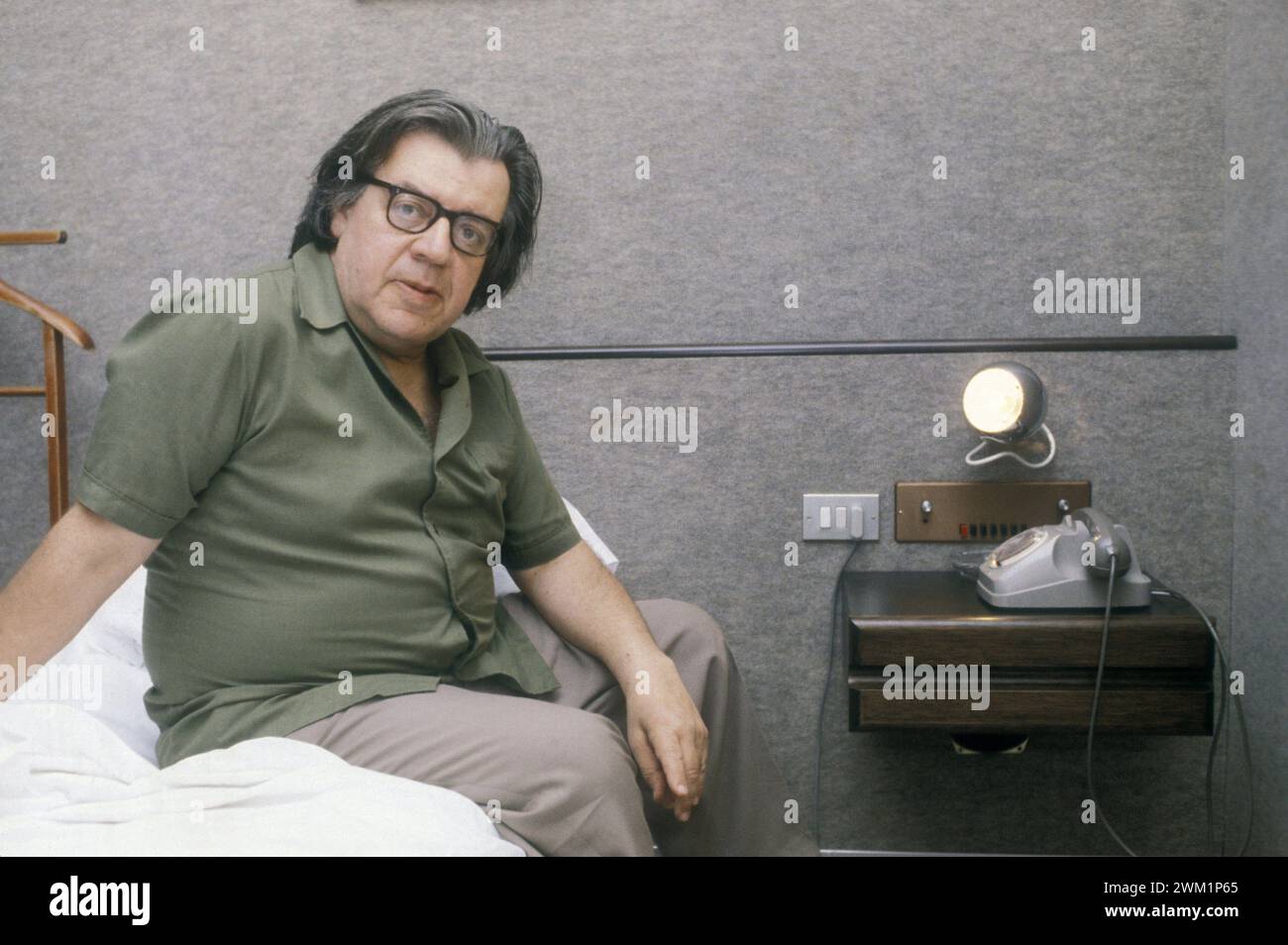 MME4700957 Portrait of the Austrian poet Erich Fried around 1980; (add ...